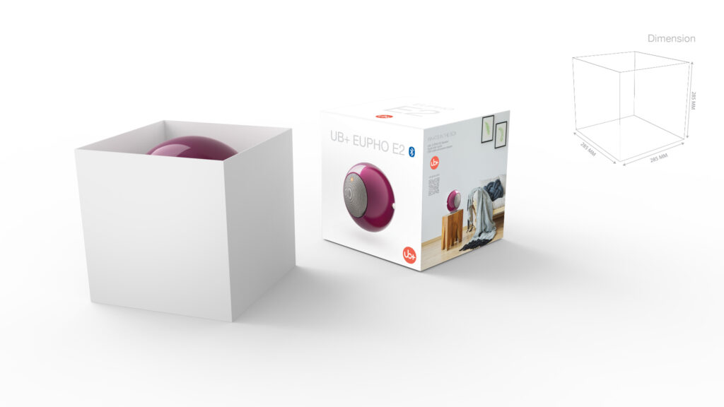 UB+ Eupho E2 和 E3 蓝牙音箱 - 中新工业设计研究院